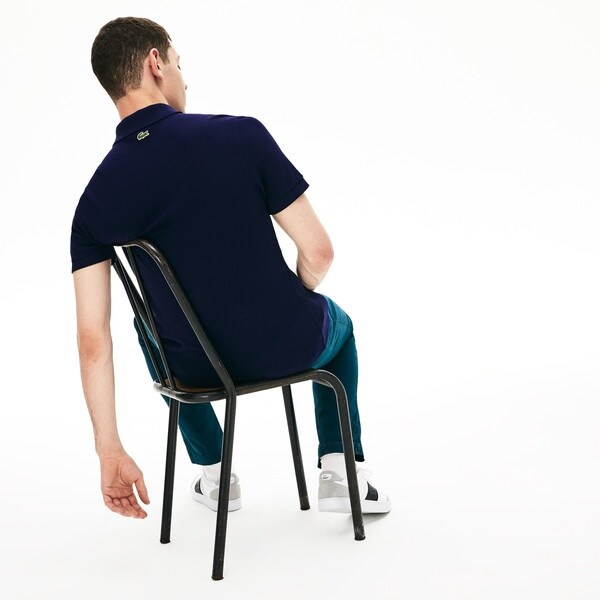 ラコステ（LACOSTE）/プレミアムコットン鹿の子地ワントーンポロの通販