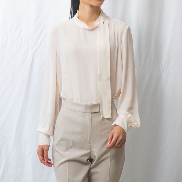 ナラカミーチェ（NARACAMICIE）/無地ジョーゼットサイドタイ