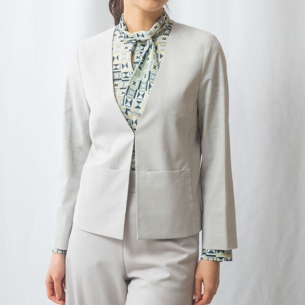 ナラカミーチェ（NARACAMICIE）/【セットアップスーツ対応】キュプラノーカラージャケット