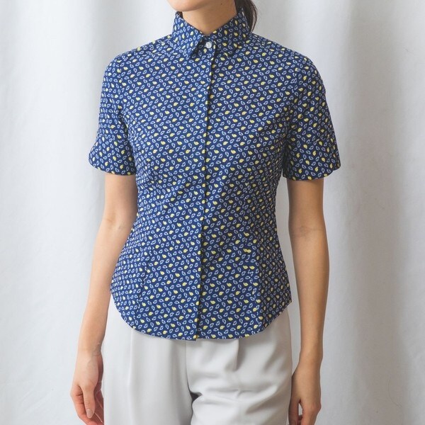 ナラカミーチェ（NARACAMICIE）/レモンプリント半袖シャツ