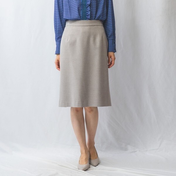 ナラカミーチェ（NARACAMICIE）/【NARACAMICIE】【セットアップスーツ対応】プレスウォームバックフレアタイトスカート