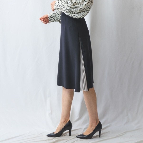 ナラカミーチェ（NARACAMICIE）/【NARACAMICIE】サイドプリーツスカート