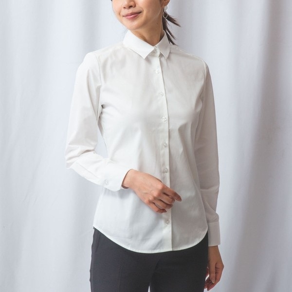 ナラカミーチェ（NARACAMICIE）/【NARACAMICIE】ツイル長袖シャツ