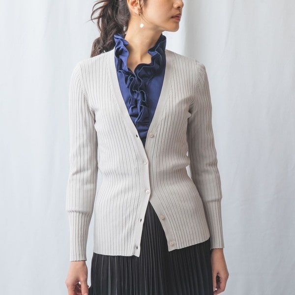 ナラカミーチェ（NARACAMICIE）/【NARACAMICIE】リブカーディガン