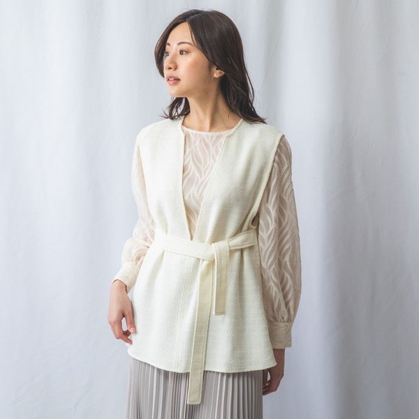 ナラカミーチェ（NARACAMICIE）/【NARACAMICIE】ツイードベスト