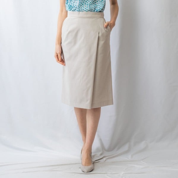 ナラカミーチェ（NARACAMICIE）/【NARACAMICIE】【セットアップスーツ対応】ウェザーストレッチスカート