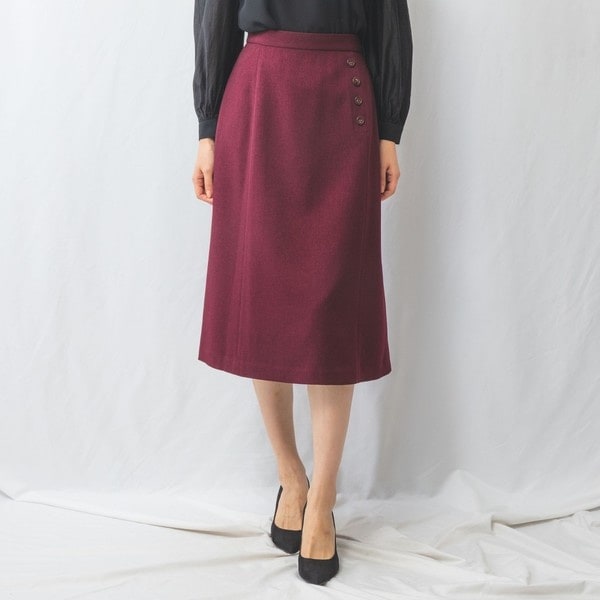 ナラカミーチェ（NARACAMICIE）/【NARACAMICIE】ボタンデザインスカート