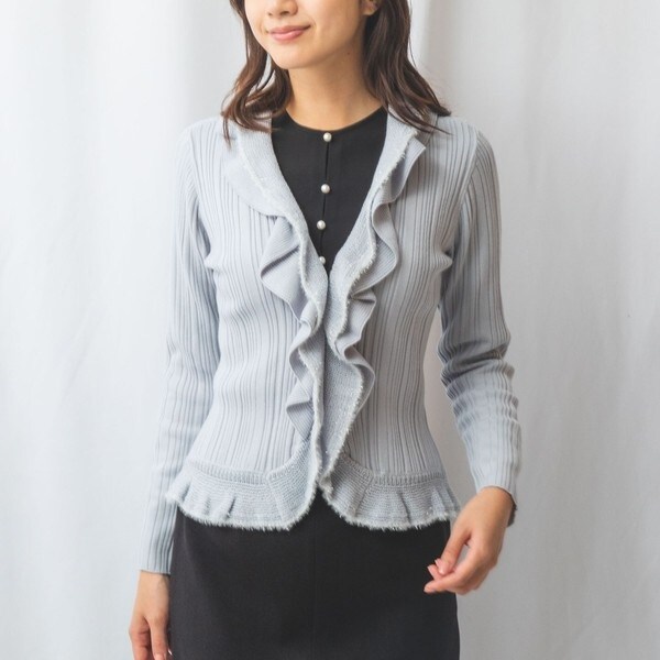 ナラカミーチェ（NARACAMICIE）/【NARACAMICIE】フリルカーディガン