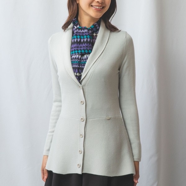 ナラカミーチェ（NARACAMICIE）/【NARACAMICIE】ペプラムカーディガン