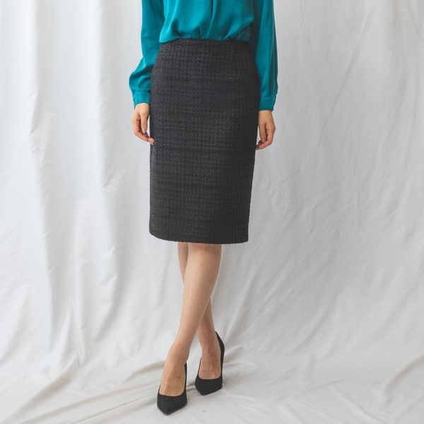 ナラカミーチェ（NARACAMICIE）/【NARACAMICIE】【セットアップスーツ対応】ファンシーツィードタイトスカート