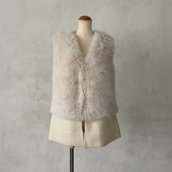 ナラカミーチェ（NARACAMICIE）/【N’s Selection】フェイクファーベスト