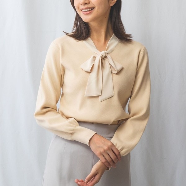 ナラカミーチェ（NARACAMICIE）/【NARACAMICIE】ボウタイニット