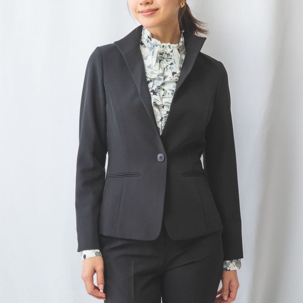 ナラカミーチェ（NARACAMICIE）/【NARACAMICIE】【セットアップスーツ対応】強撚合繊ストレッチスタンドジャケット