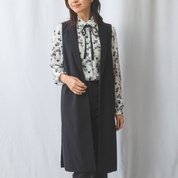 ナラカミーチェ（NARACAMICIE）/【NARACAMICIE】トロピカルポリエステルジレ