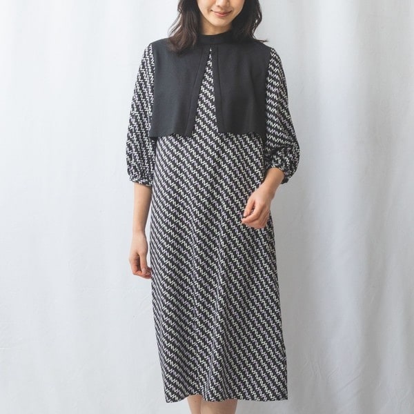 ナラカミーチェ（NARACAMICIE）/【NALACARA】 N柄プリントワンピース