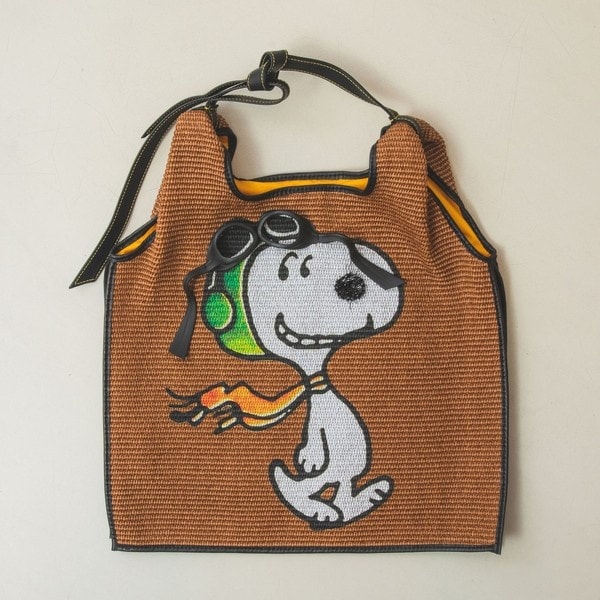 ナラカミーチェ（NARACAMICIE）/【Anita Bilardi】スヌーピーかごトートバッグ（FLYING ACE）