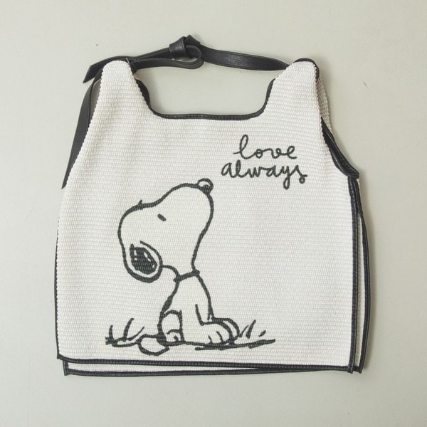 ナラカミーチェ（NARACAMICIE）/【Anita Bilardi】スヌーピーかごトートバッグ（LOVE ALWAYS）