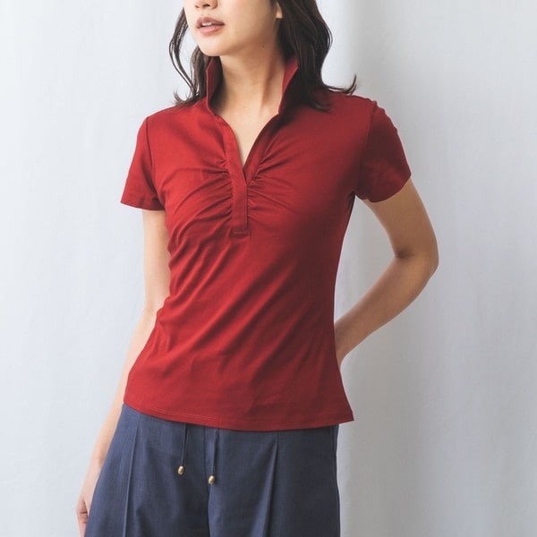 ナラカミーチェ（NARACAMICIE）/【NARACAMICIE】60スムーススタンドカットソー