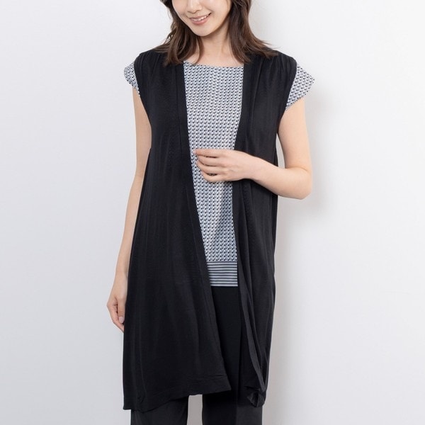 ナラカミーチェ（NARACAMICIE）/【NARACAMICIE】トッパーニットジレ