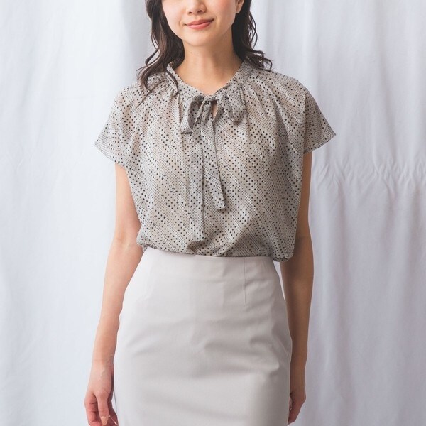 ナラカミーチェ（NARACAMICIE）/【NARACAMICIE】JQドットコンビカットソー