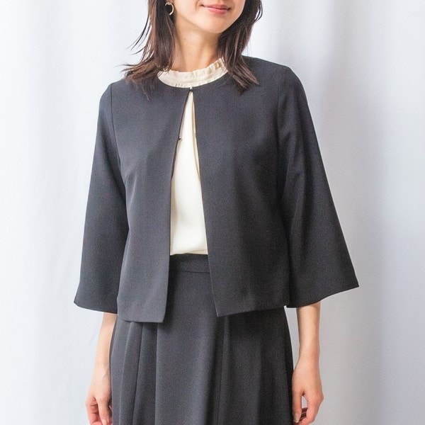 ナラカミーチェ（NARACAMICIE）/【NARACAMICIE】【セットアップ対応】NEROノーカラージャケット