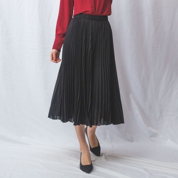 ナラカミーチェ（NARACAMICIE）/【NARACAMICIE】ハイツイストシフォンプリーツパンツ