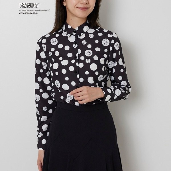 ナラカミーチェ（NARACAMICIE）/【PEANUTS】ドット柄長袖シャツ