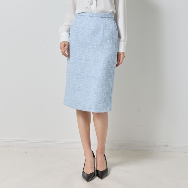 ナラカミーチェ（NARACAMICIE）/【NARACAMICIE】【セットアップ対応】ファンシーツィードタイトスカート