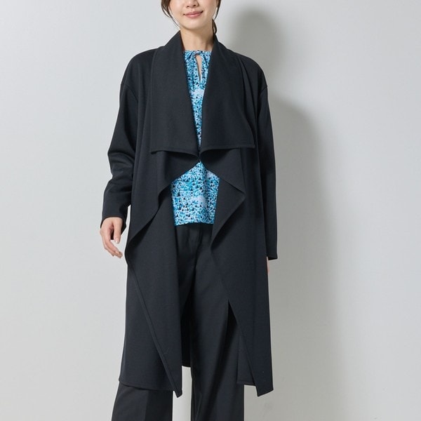 ナラカミーチェ（NARACAMICIE）/【NARACAMICIE】圧縮ウールフリルコート