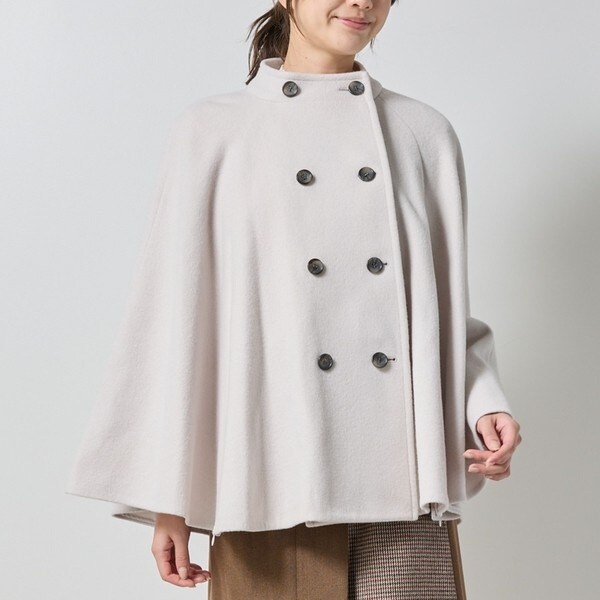 ナラカミーチェ（NARACAMICIE）/【NARACAMICIE】ウールポンチョコート