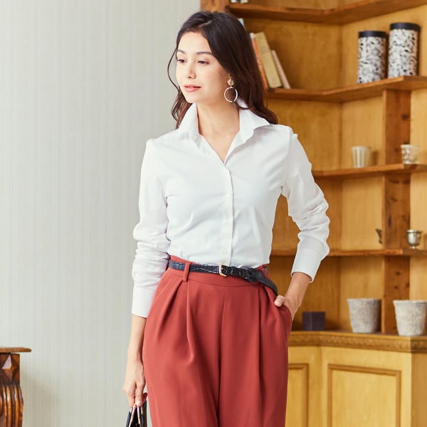 ナラカミーチェ/ツイルベーシック長袖シャツ