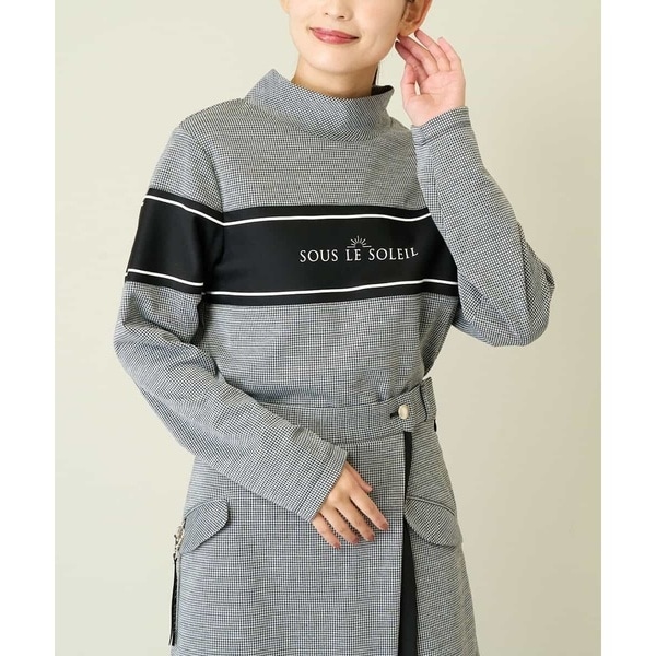 アー・ヴェ・ヴェ（a．v．v）/レディースゴルフウエア モックネックプルオーバー