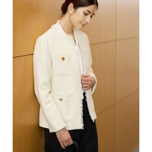 アー・ヴェ・ヴェ（a．v．v）/ツイードジャケット