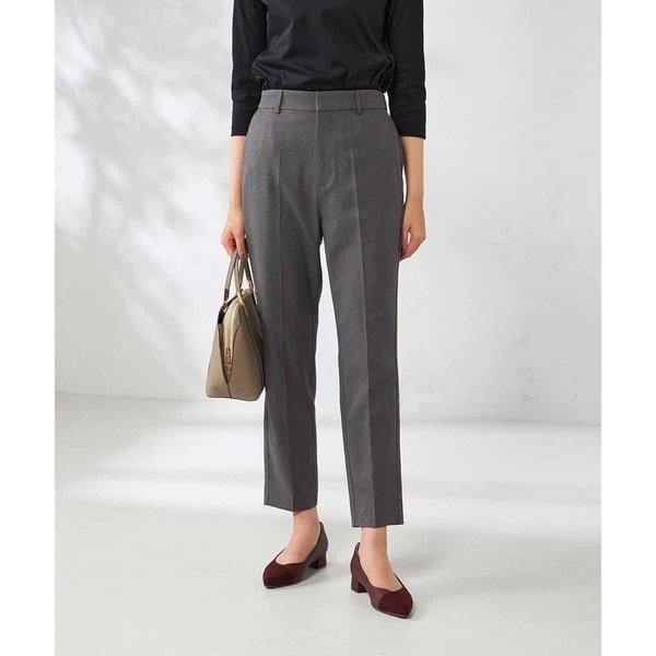 アー・ヴェ・ヴェ（a．v．v）/【洗える/イージーケア/吸水速乾/ストレッチ】梳毛調テーパードパンツ