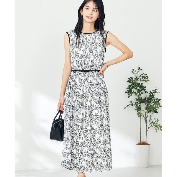 アー・ヴェ・ヴェ（a．v．v）/配色パイピング切り替えワンピース