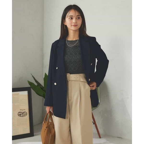 アー・ヴェ・ヴェ（a．v．v）/【マシンウォッシャブル】ダブルブレストジャケット