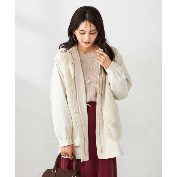 アー・ヴェ・ヴェ（a．v．v）/【マルチウェイ】ライナー付フーテッドブルゾン