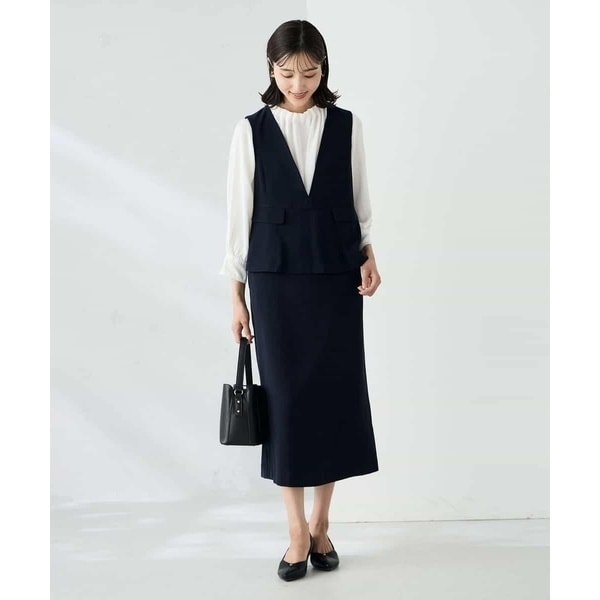 アー・ヴェ・ヴェ（a．v．v）/ペプラムドッキングワンピース