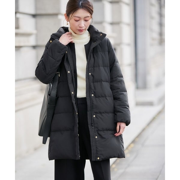 アー・ヴェ・ヴェ（a．v．v）/フーデッドロングダウンコート