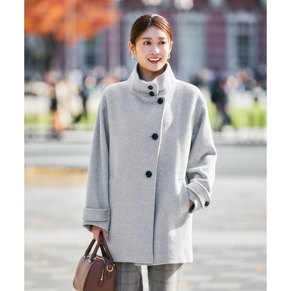 アー・ヴェ・ヴェ（a．v．v）/スタンドカラーミディコート