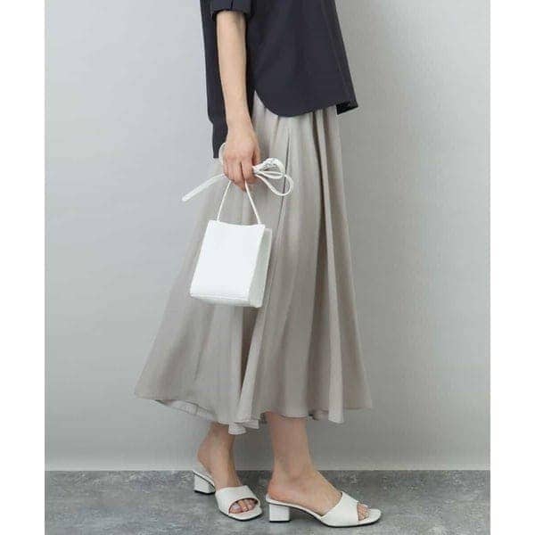 MK ミッシェルクラン（MK MICHEL  ）/サテンガウチョパンツ/接触冷感/洗える