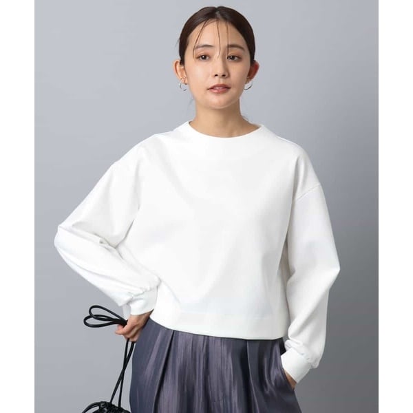 MK ミッシェルクラン（MK MICHEL  ）/【着心地抜群/洗える】バッグファスナーデザイン ポンチカットソー