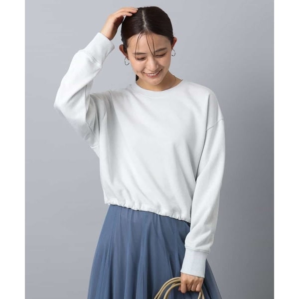 MK ミッシェルクラン（MK MICHEL  ）/【着心地ラクチン/洗える】ラメ裏毛スウェットプルオーバー