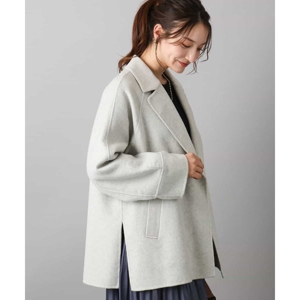 MK ミッシェルクラン（MK MICHEL  ）/【秋から冬まで本命コート】スムースリバー ミドル丈コート