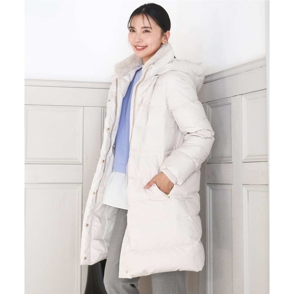 MK ミッシェルクラン（MK MICHEL  ）/＜追加＞【撥水加工】ベーシックタフタ ロングダウンコート