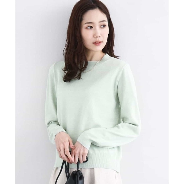 MK ミッシェルクラン（MK MICHEL  ）/モックネックニット/洗える