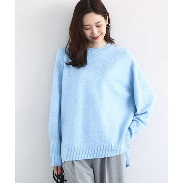 MK ミッシェルクラン（MK MICHEL  ）/【ミドル丈/洗える】ミニスパンコールキラキラニット