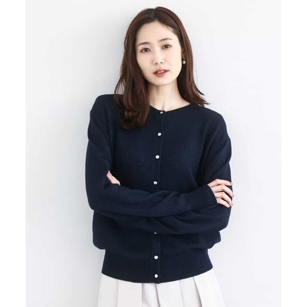 MK ミッシェルクラン（MK MICHEL  ）/【アンサンブル対応可/洗える】キラキラ ラメニットカーディガン