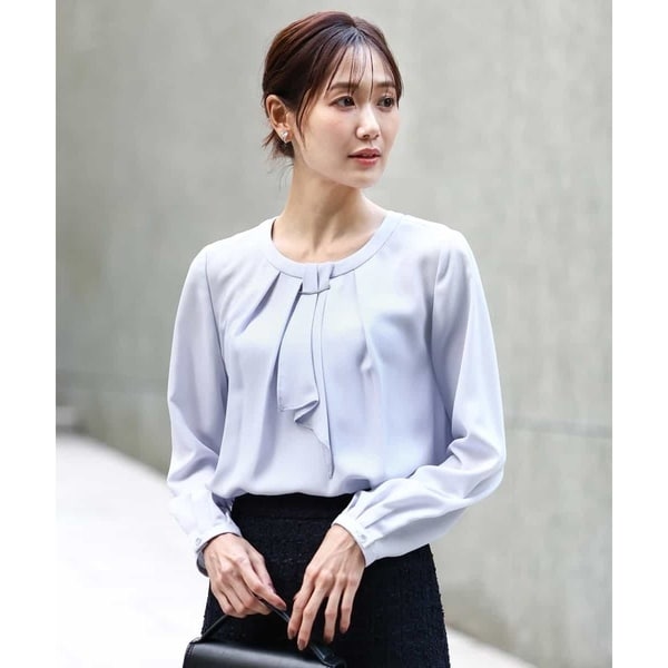 MK ミッシェルクラン（MK MICHEL  ）/マルチwayボウタイブラウス/洗える