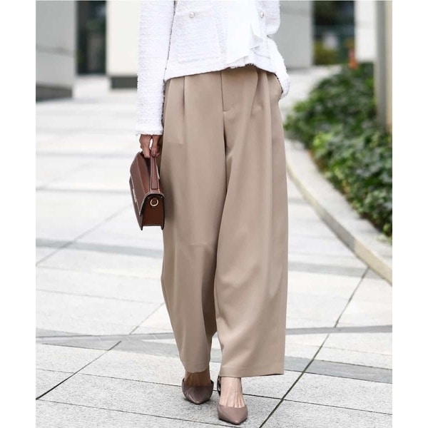 MK ミッシェルクラン（MK MICHEL  ）/バレルシルエットパンツ/洗える